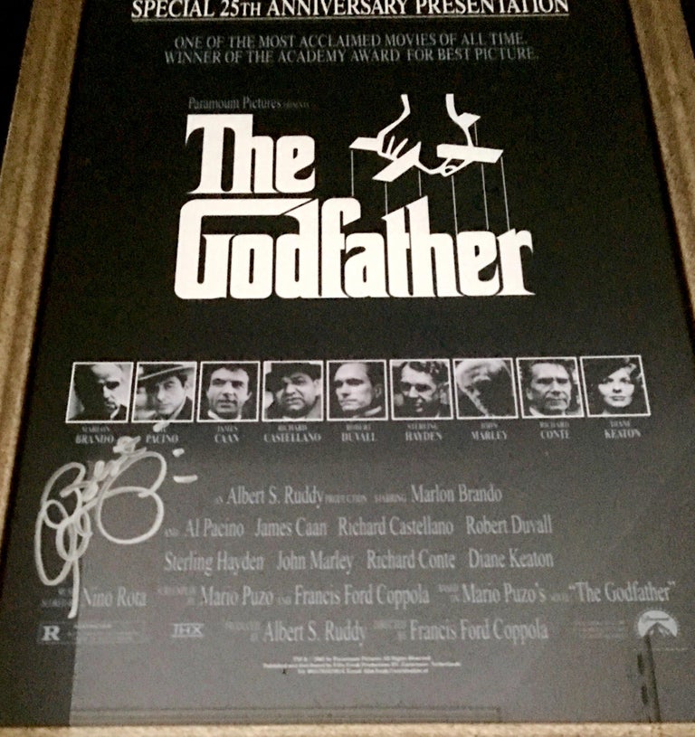 2001 Al Pacino Autographed 25th Anniversary "The Godfather" Movie ...