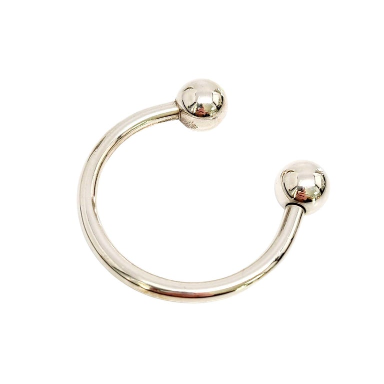 2001 Tiffany and Co. Sterling Silver Large Key Ring at 1stDibs