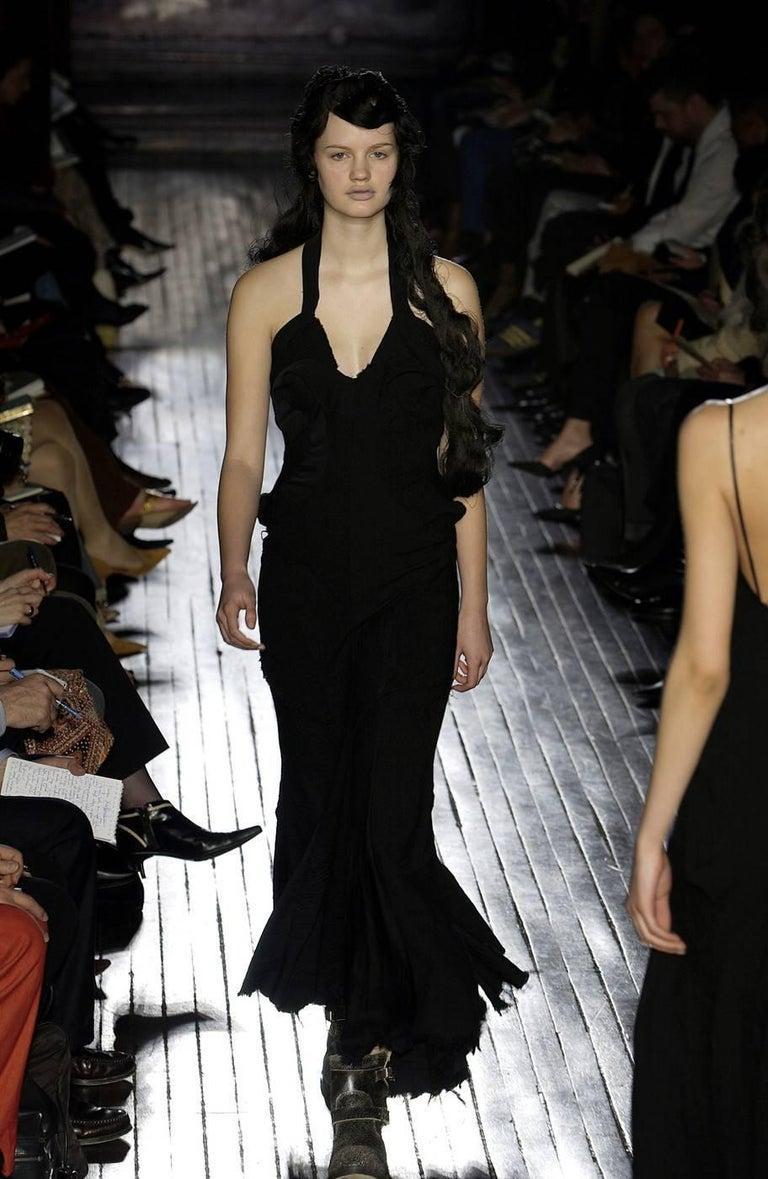 2002 Junya Watanabe 1930s style bias-cut "tattered" runway dress - new ...