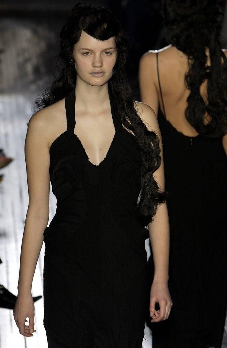 2002 Junya Watanabe 1930s style bias-cut "tattered" runway dress - new ...