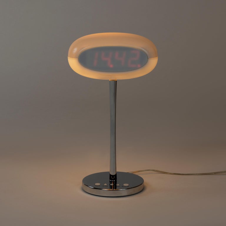 2003 Contemporary 'Time and Space' Clock Lamp by Karim Rashid for ...