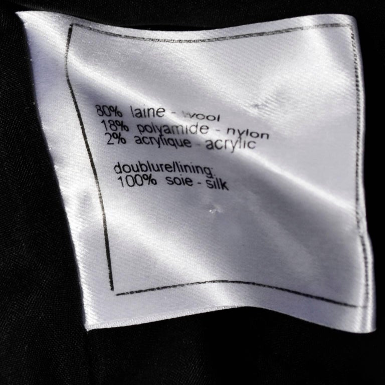 Chanel Black and White Lesage Tweed Suit with Bows and Fringe, 2004 at ...