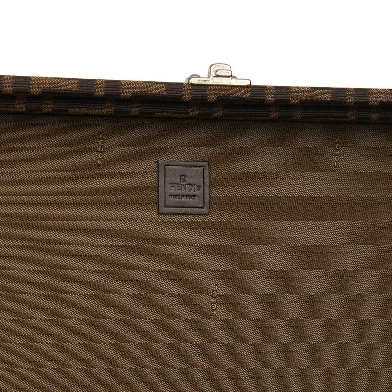 2004 Fendi Monogram Canvas Rolling Trunk, Originally Owned by Karl ...