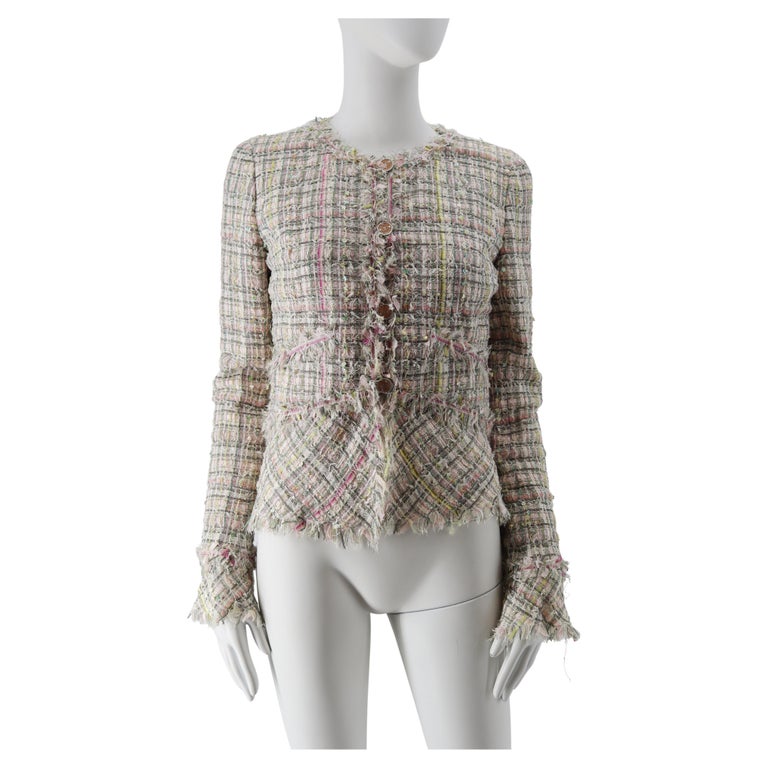 2005 Chanel Fitted Tweed Jacket For Sale at 1stDibs