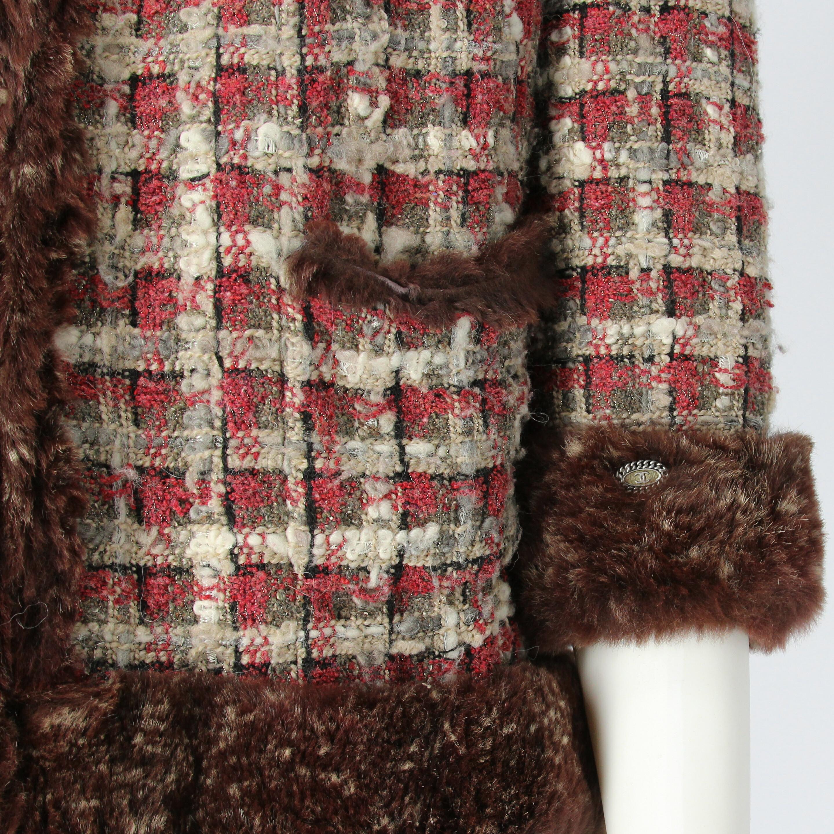 2005 Chanel Furry Tweed Jacket For Sale at 1stDibs | cashmere tweed ...