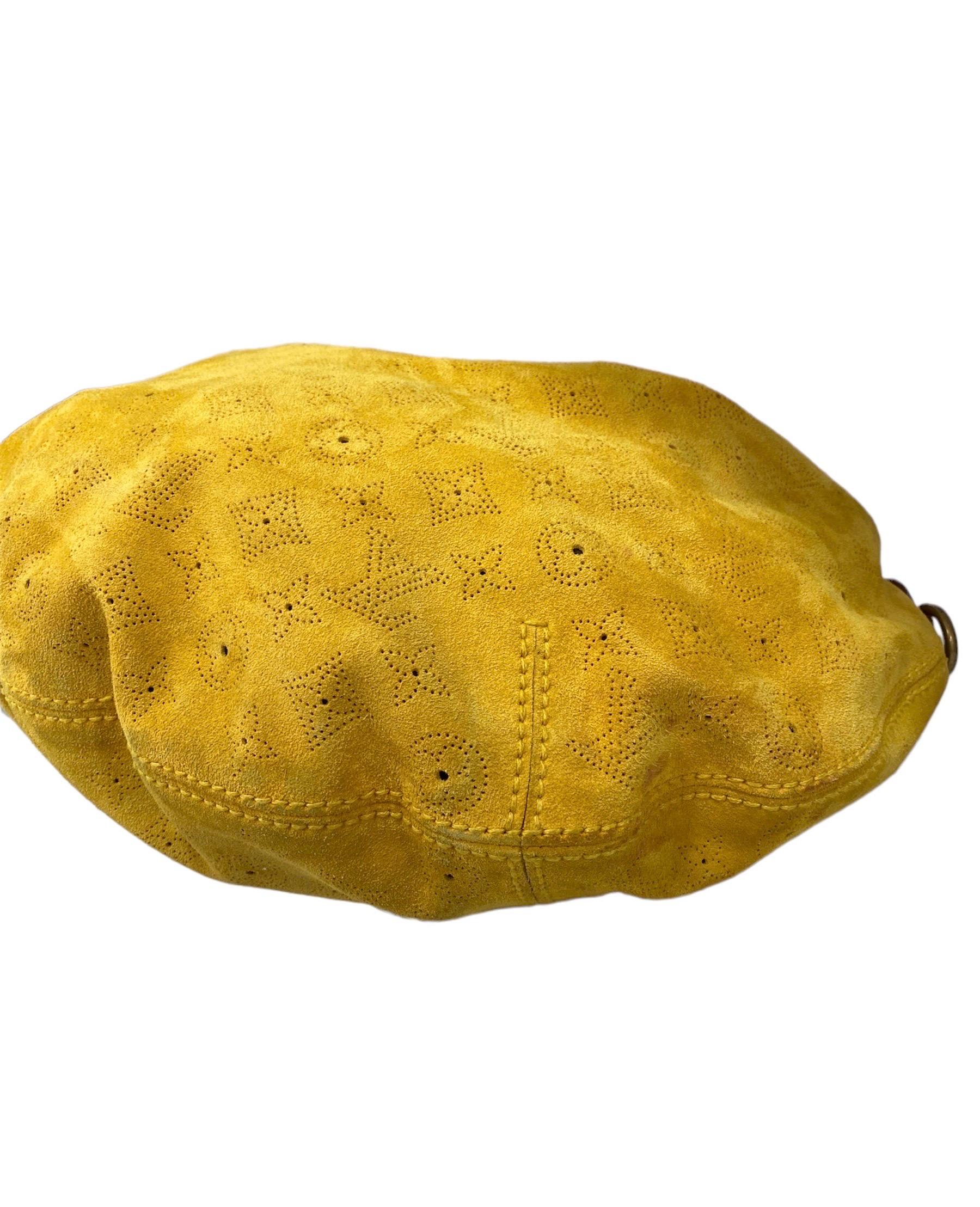 2005 Louis Vuitton Onatah Yellow Suede For Sale at 1stDibs