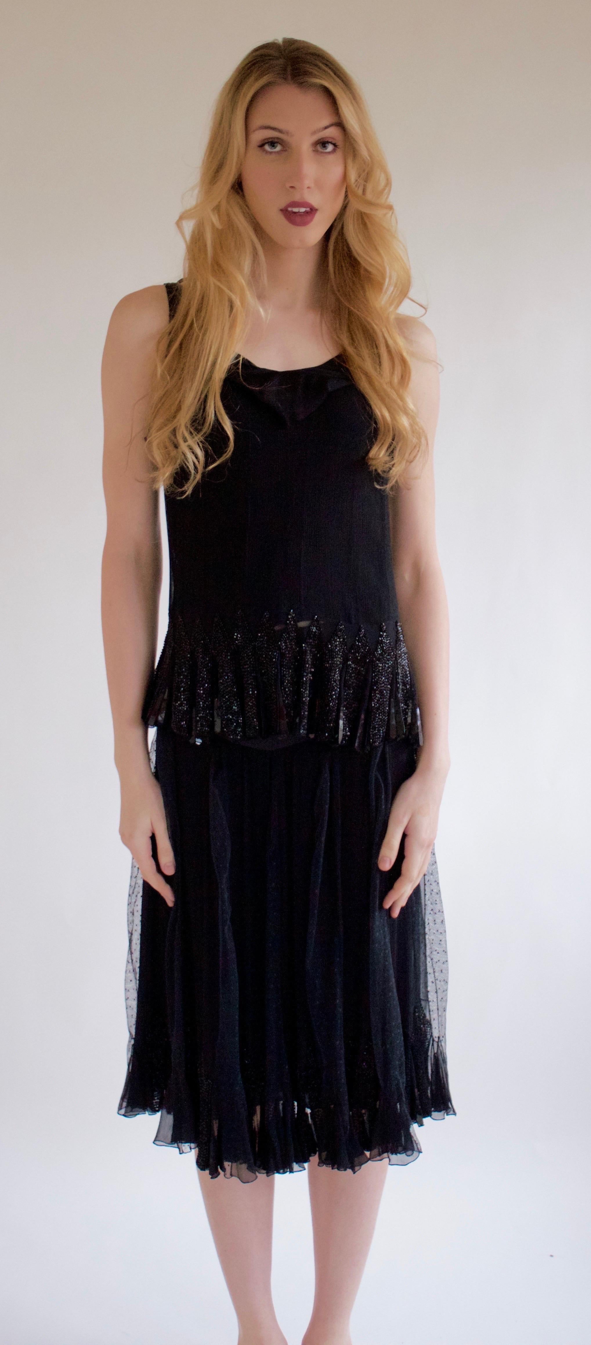 Chloe 2005 Phoebe Philo for Chloe Beaded Silk Ensemble For Sale at 1stDibs