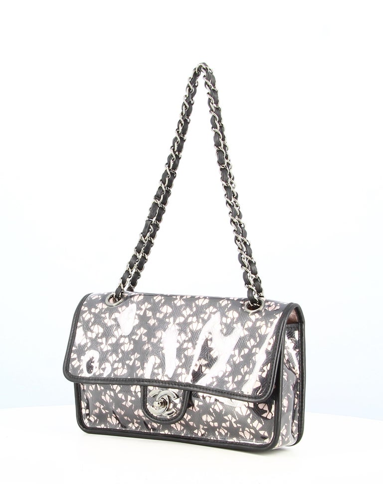 2006-2008 Chanel Black And Pink Plexiglas Handbag For Sale at 1stDibs