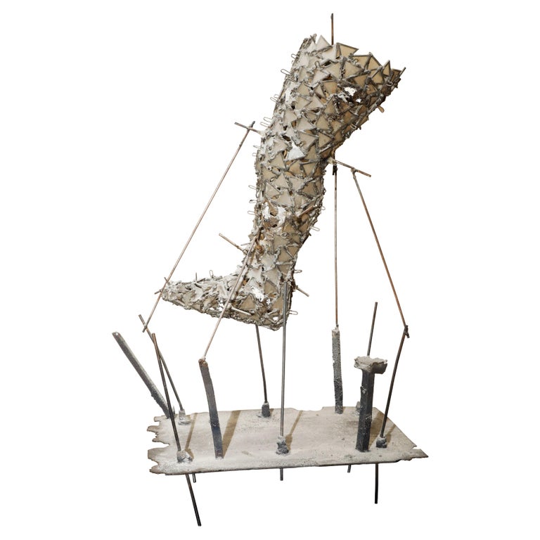 2006 Xavier Mascaro Glass Leg Sculpture For Sale at 1stDibs