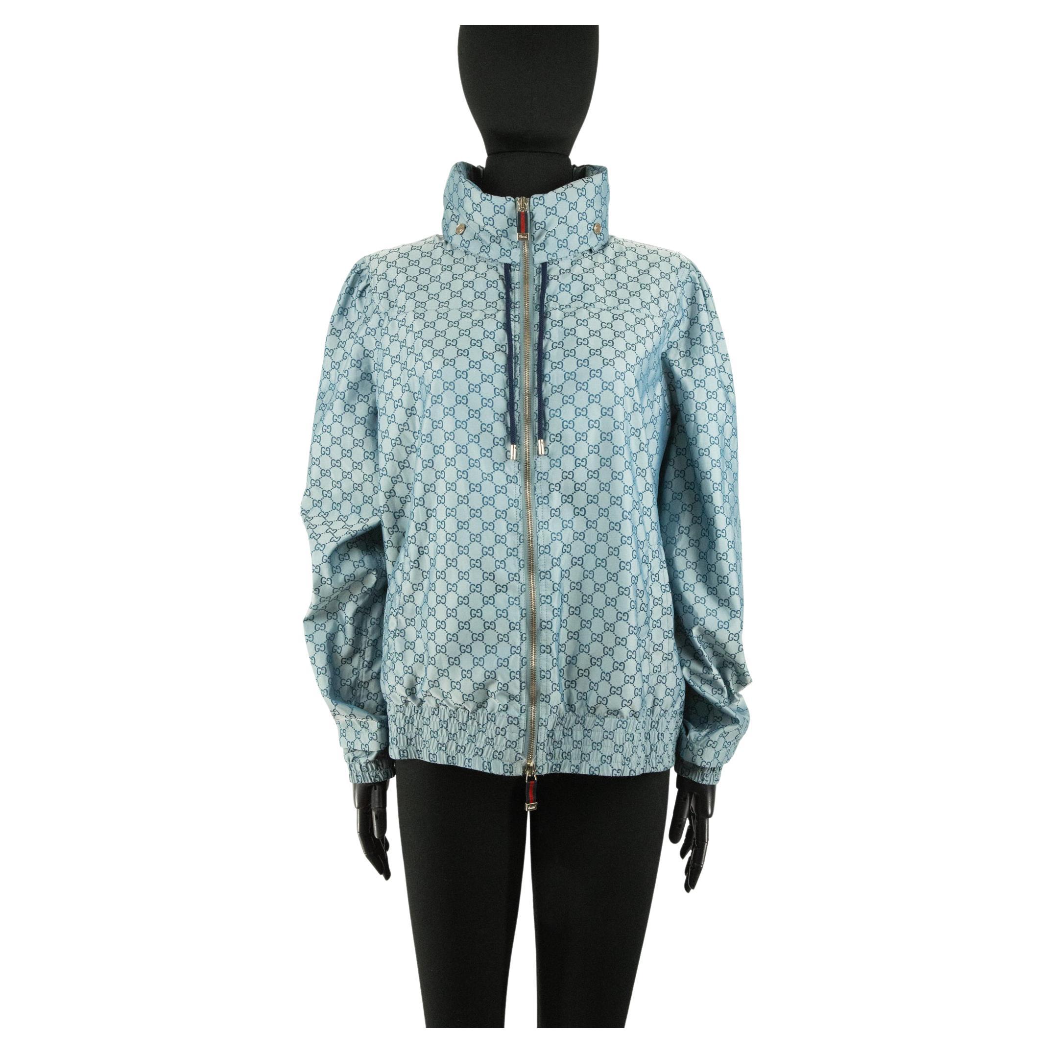 2008 Gucci Light Blue Monogram Jacket at 1stDibs | gucci light jacket ...