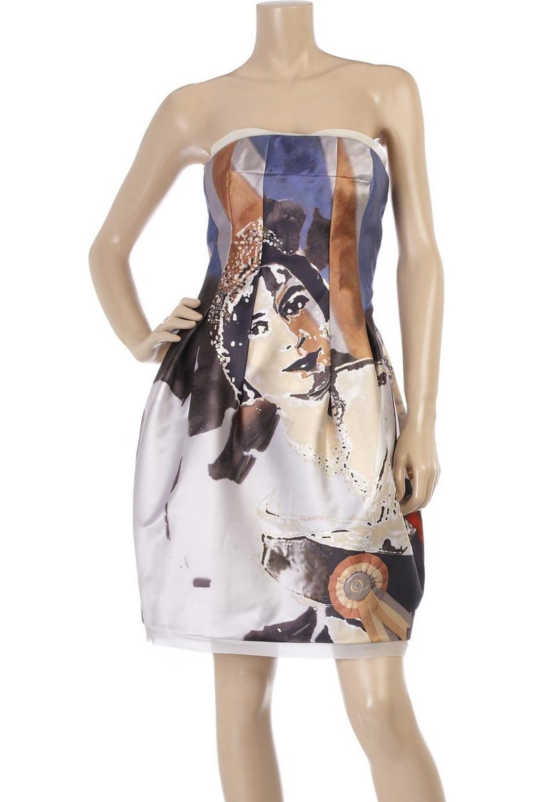 2008 ICONIC ALEXANDER MCQUEEN 'GOD SAVE THE QUEEN' DRESS Size 42 at ...