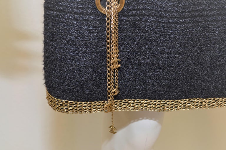 Chanel 2008 Tweed Dress with Chains EU 38 For Sale at 1stDibs | chanel ...