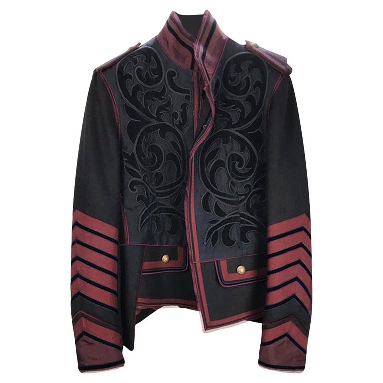 2009 D&G BLACK WOOL NAPOLEON BLAZER JACKET from CELEBRITY CLOSET EU 58 ...