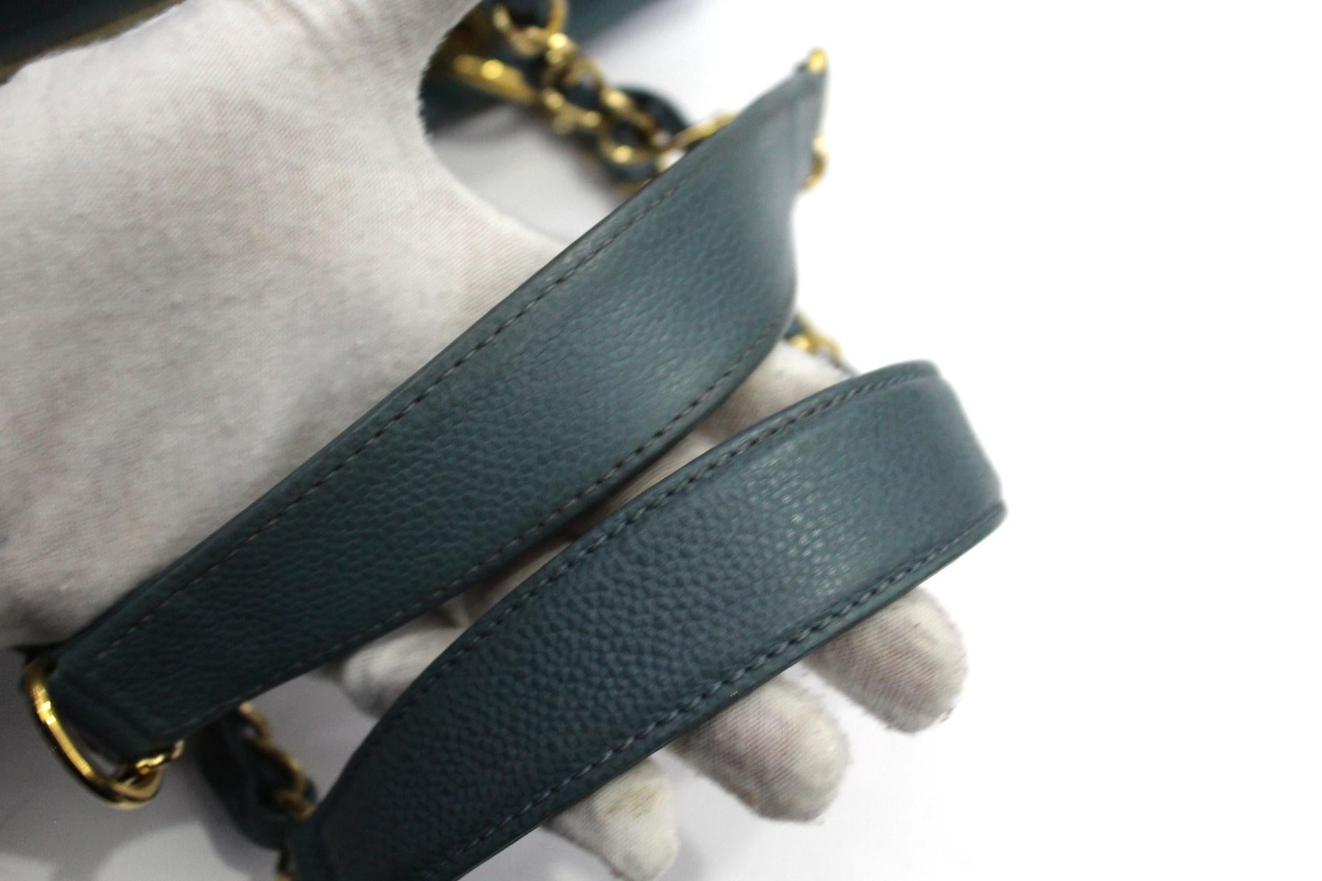 2009\2010 Chanel Light Blue Leather Gst Bag at 1stDibs | chanel gst ...