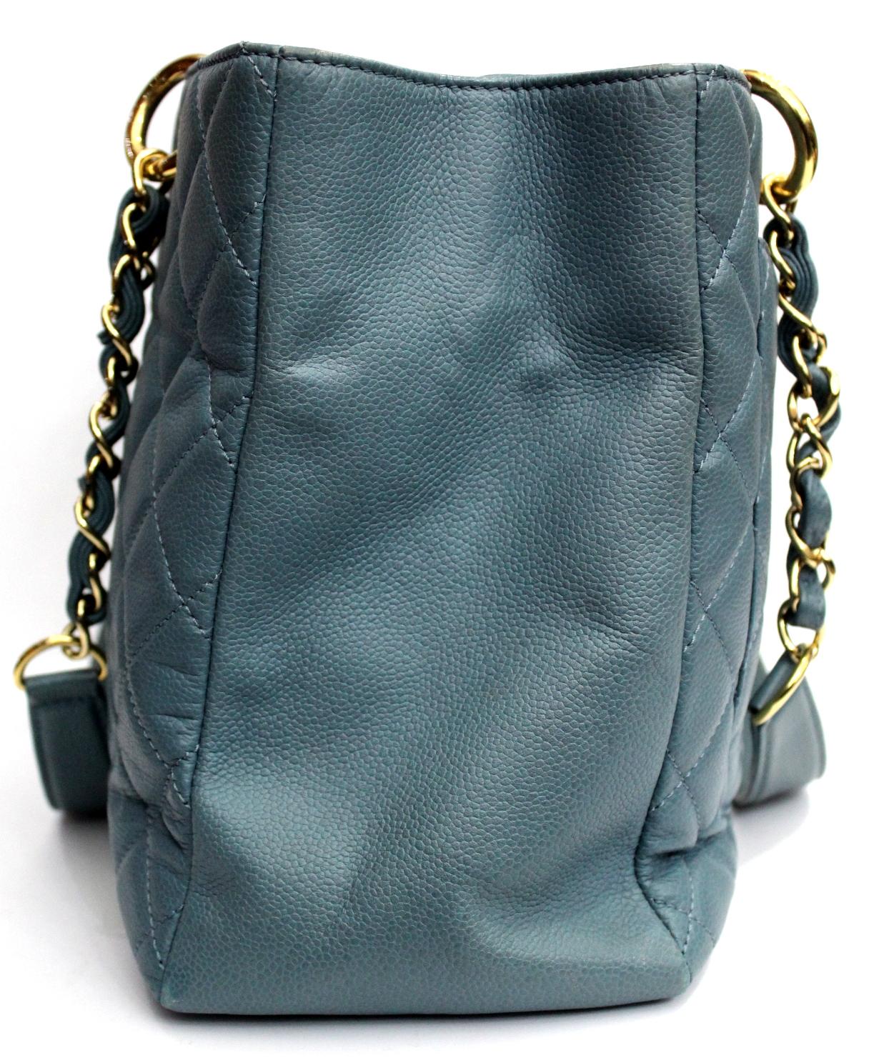 2009\2010 Chanel Light Blue Leather Gst Bag at 1stDibs | chanel gst ...
