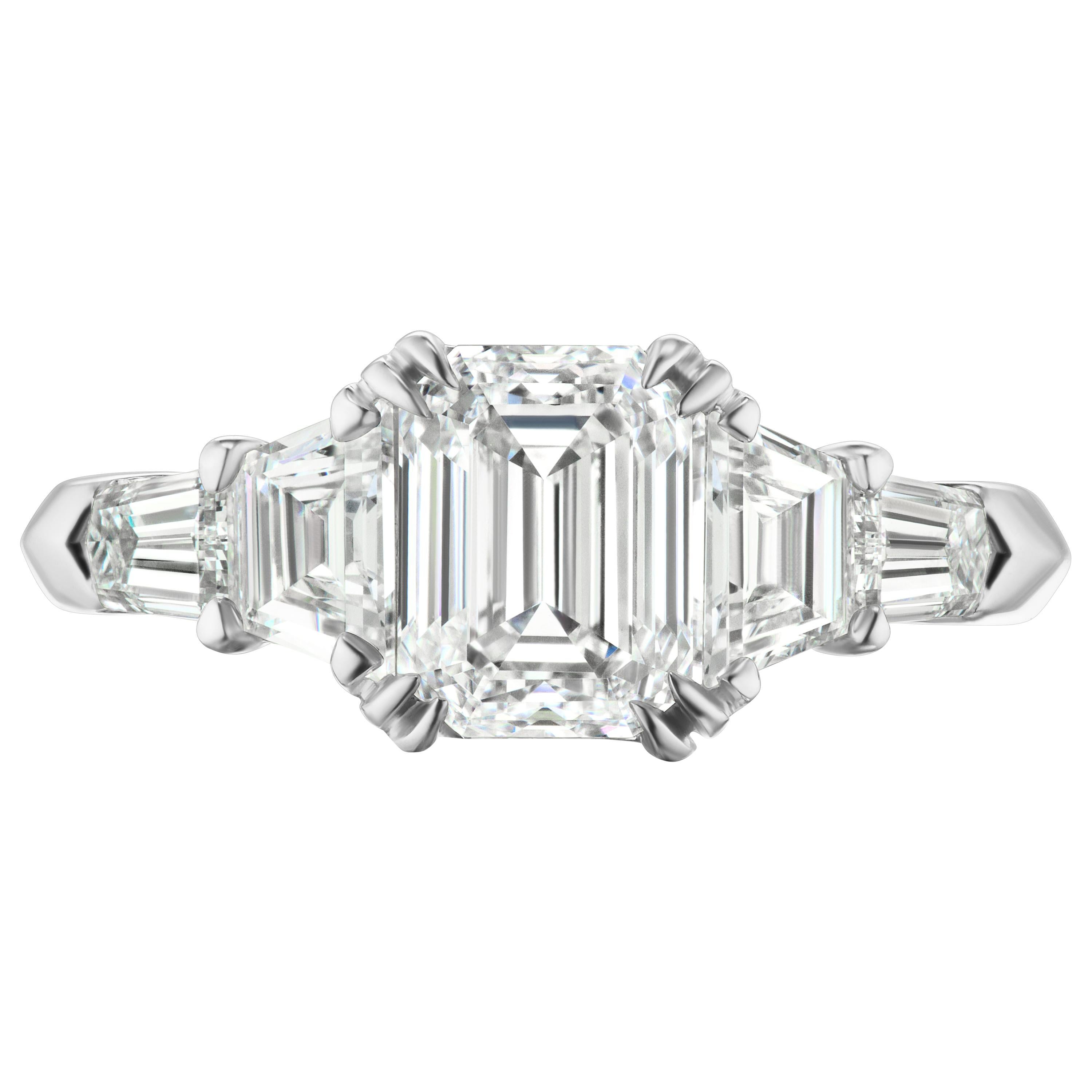 Bullet Cut Diamond Ring - 6 For Sale on 1stDibs | bullet diamond ...