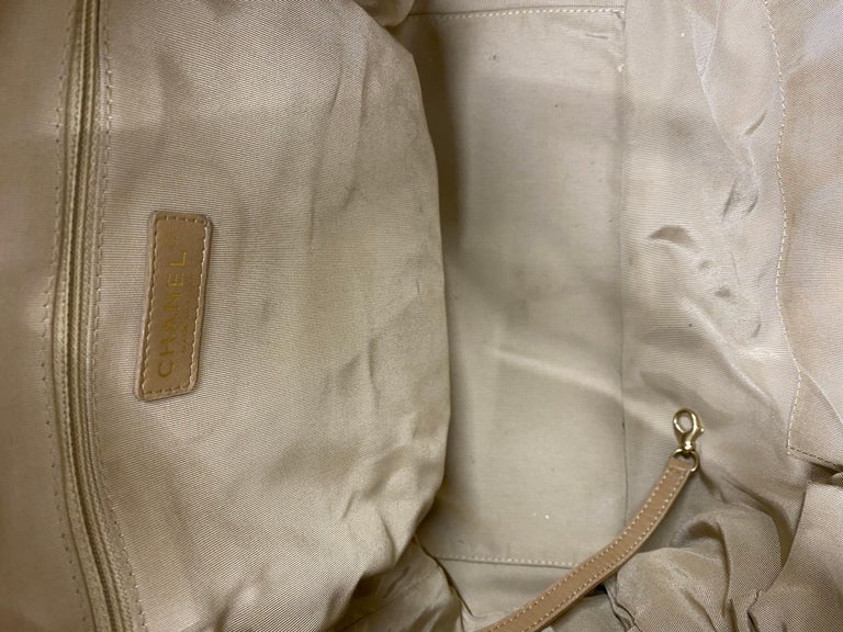 2010 Chanel Bolla Gold Shoulder Bag For Sale at 1stDibs