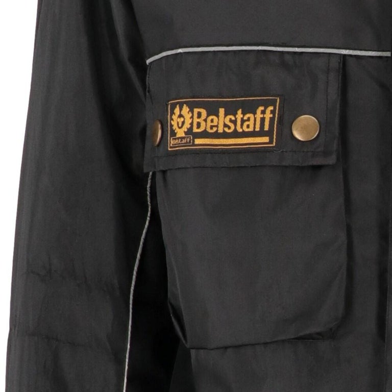 2010s Belstaff Fieldmaster black nylon jacket For Sale at 1stDibs