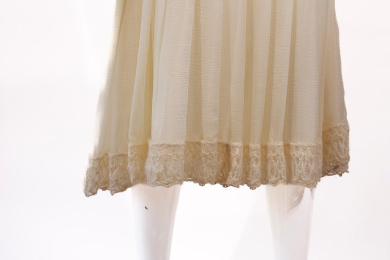 2010s Chanel Silk Drop Waist Dress For Sale at 1stDibs