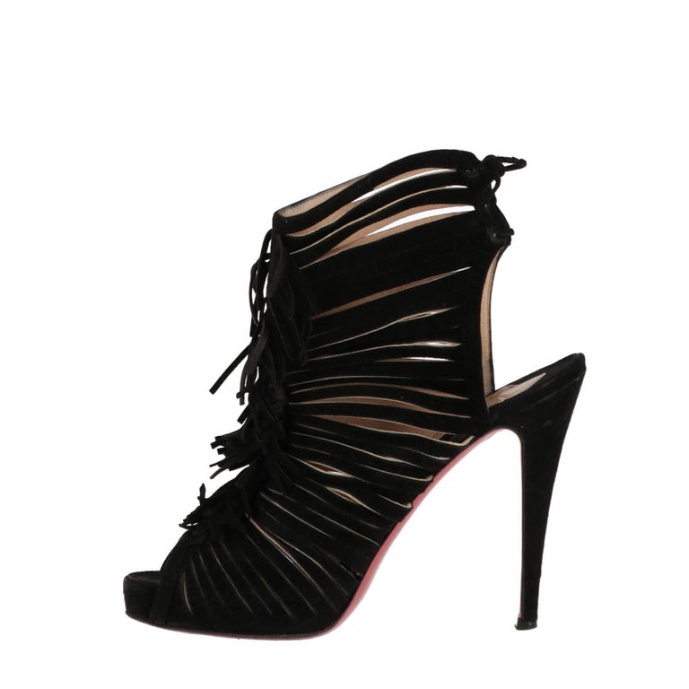 2010s Christian Louboutin Fringes Sandals at 1stDibs