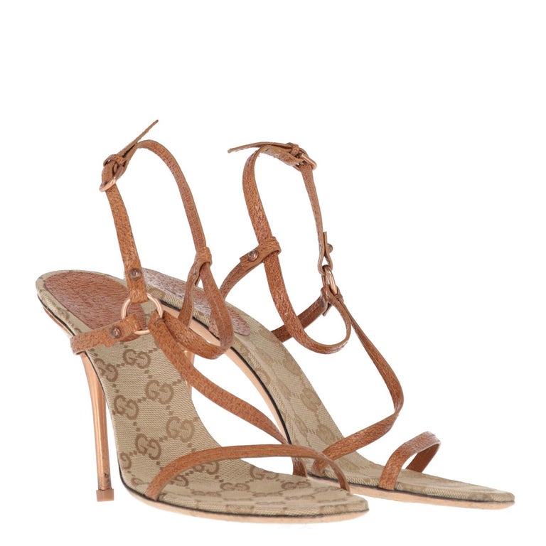 2010s Gucci Leather Sandals at 1stDibs