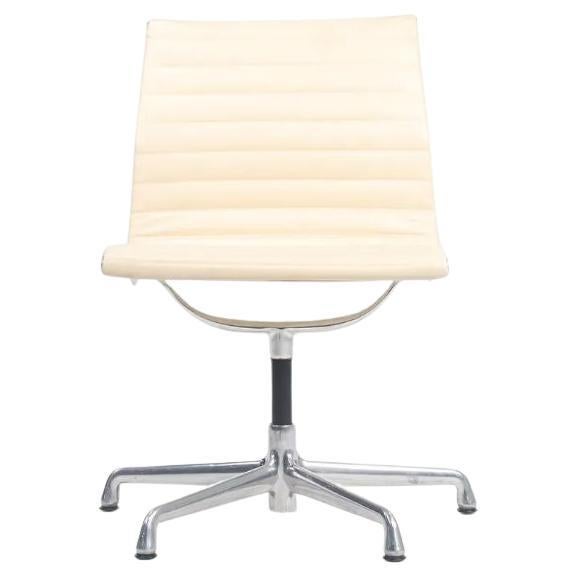 C. 1988 Herman Miller Aluminum Group Lounge Chair with Ottoman in Black ...