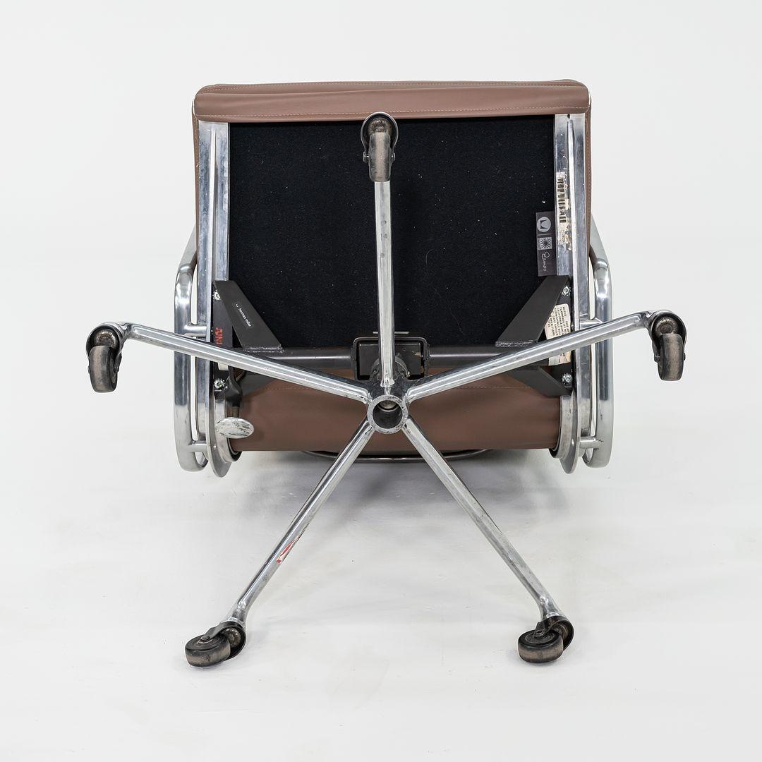 2010s Herman Miller Eames Soft Pad Management Desk Chair in Brown w ...