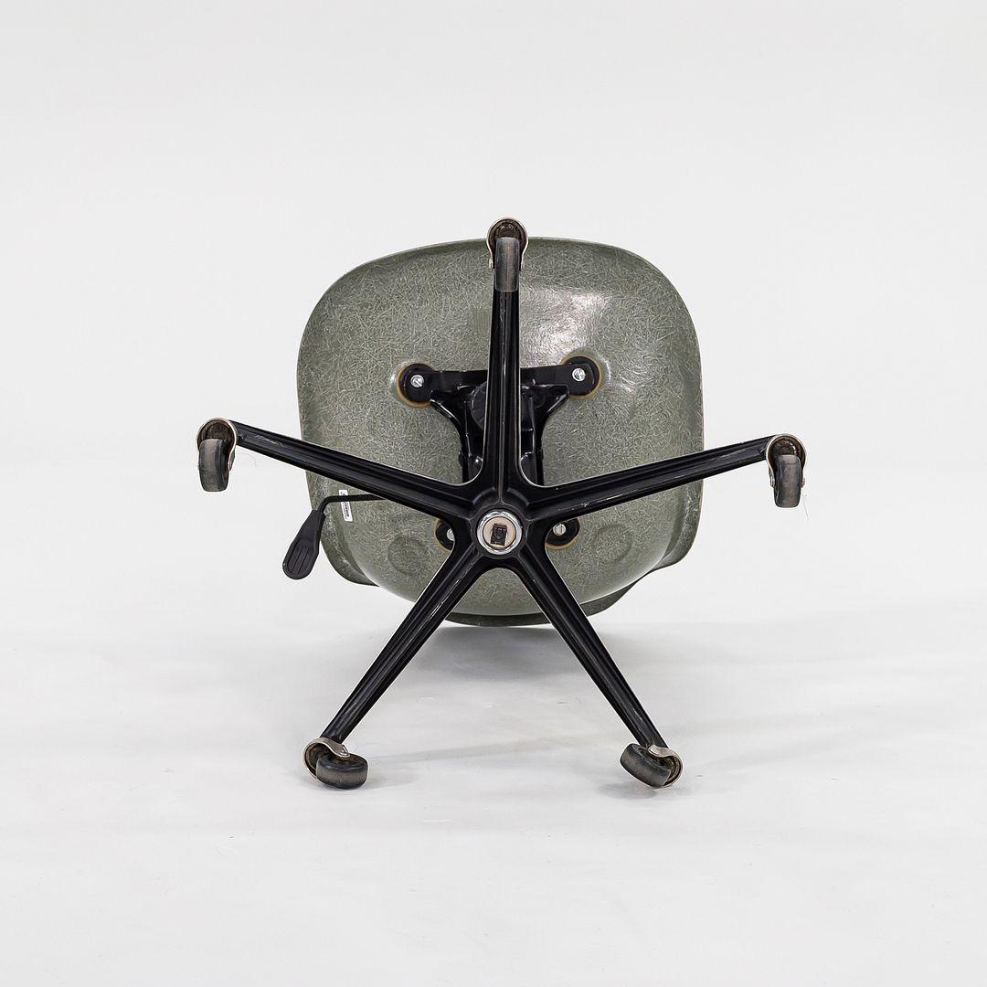 2010s Modernica Eames Fiberglass Side Shell Chairs with Rolling Office ...