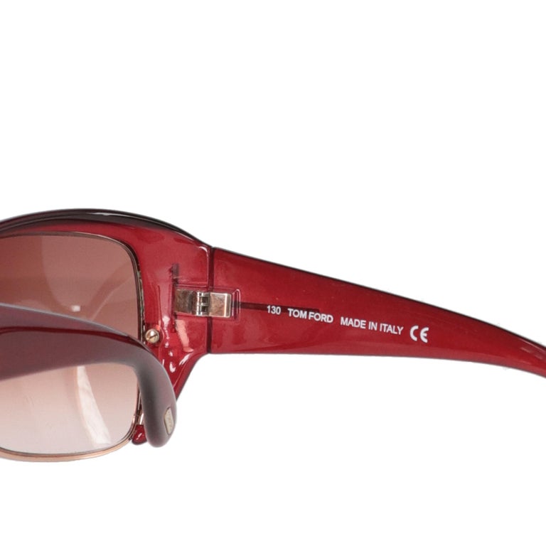 2010s Tom Ford Red Sunglasses For Sale at 1stDibs
