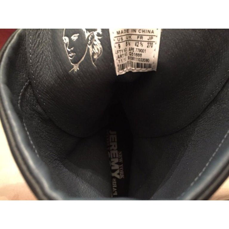 2011 Adidas Originals Jeremy Scott Combat Boots Black Three Keys Super ...