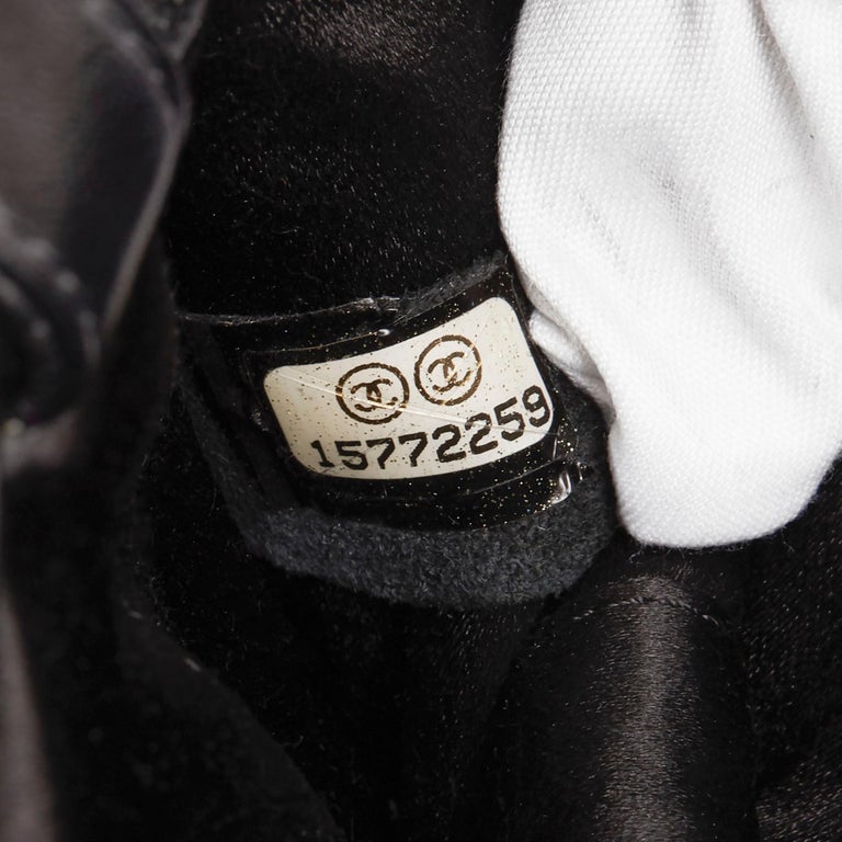 2011 Chanel Black Quilted Lambskin Pouch-on-Chain POC at 1stDibs