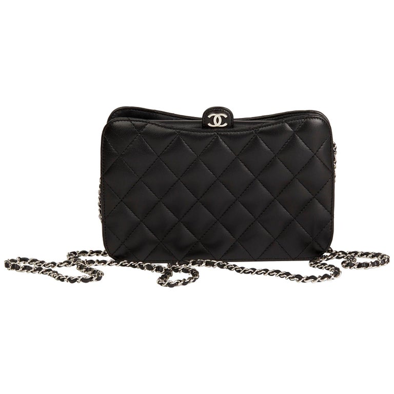 2011 Chanel Black Quilted Lambskin Pouch-on-Chain POC at 1stDibs