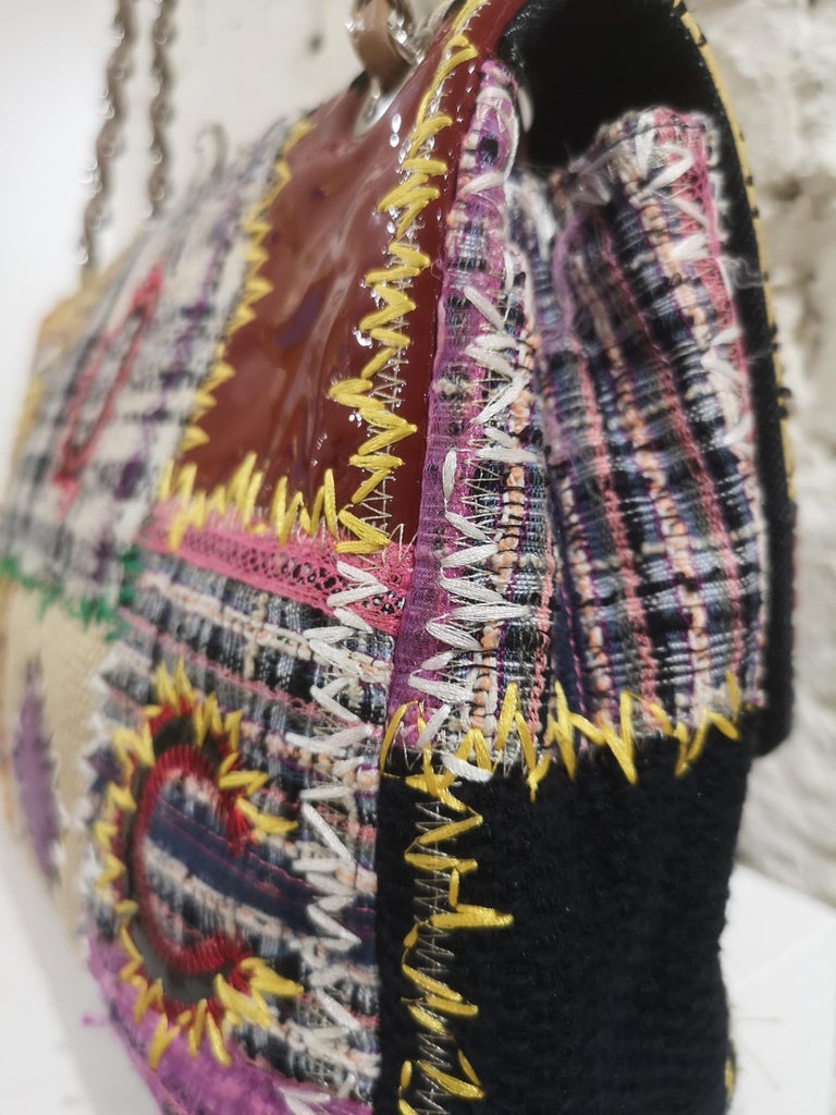 2011 Chanel Jumbo Patchwork shoulder bag at 1stDibs
