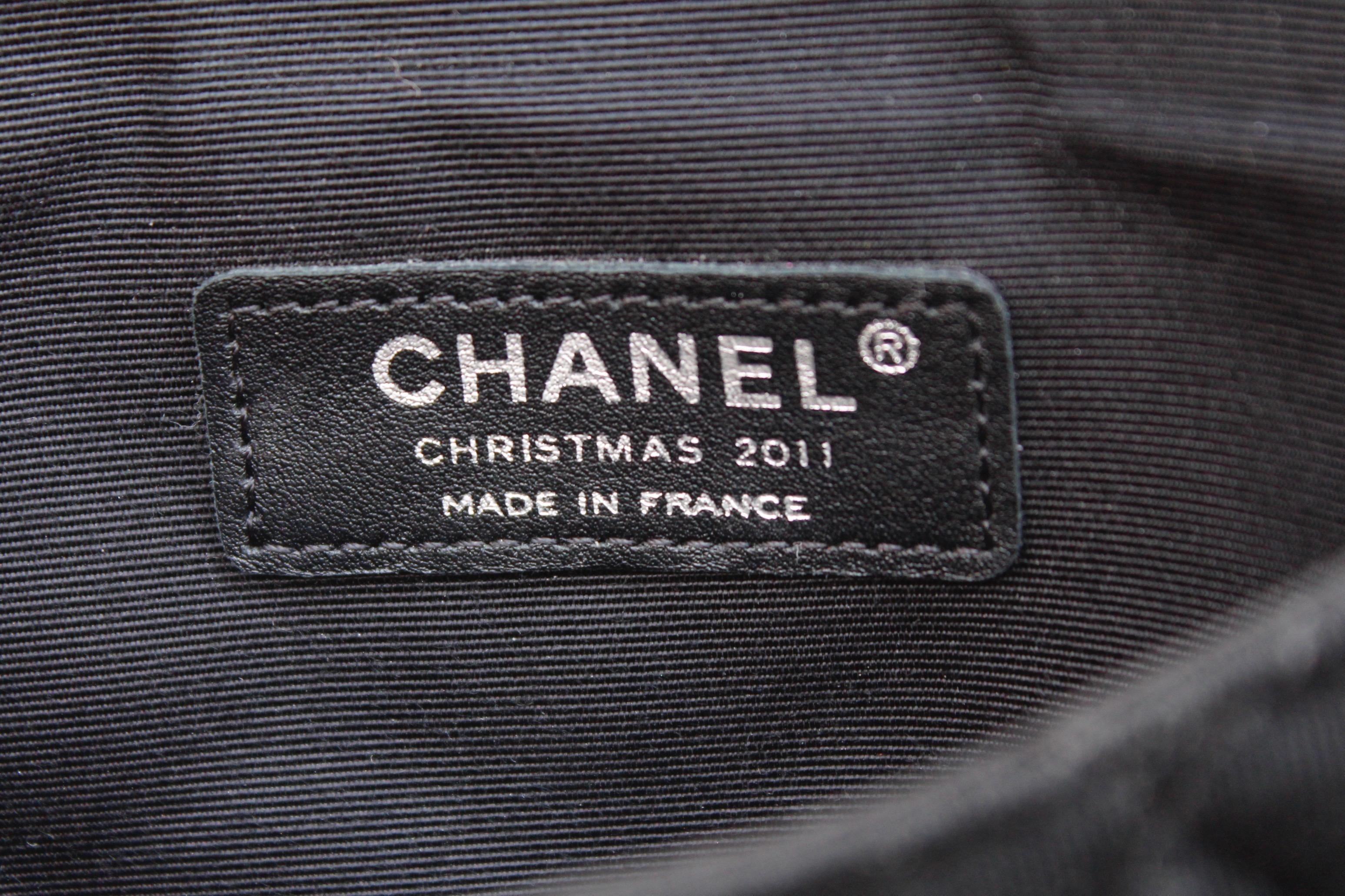 2011 Chanel nice little bag in black quilted jersey at 1stDibs