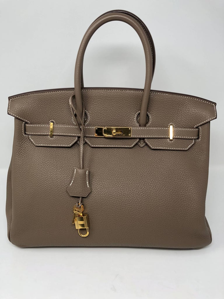 2011 Hermes Birkin 35 Etoupe Togo at 1stDibs | hermes etoupe color ...
