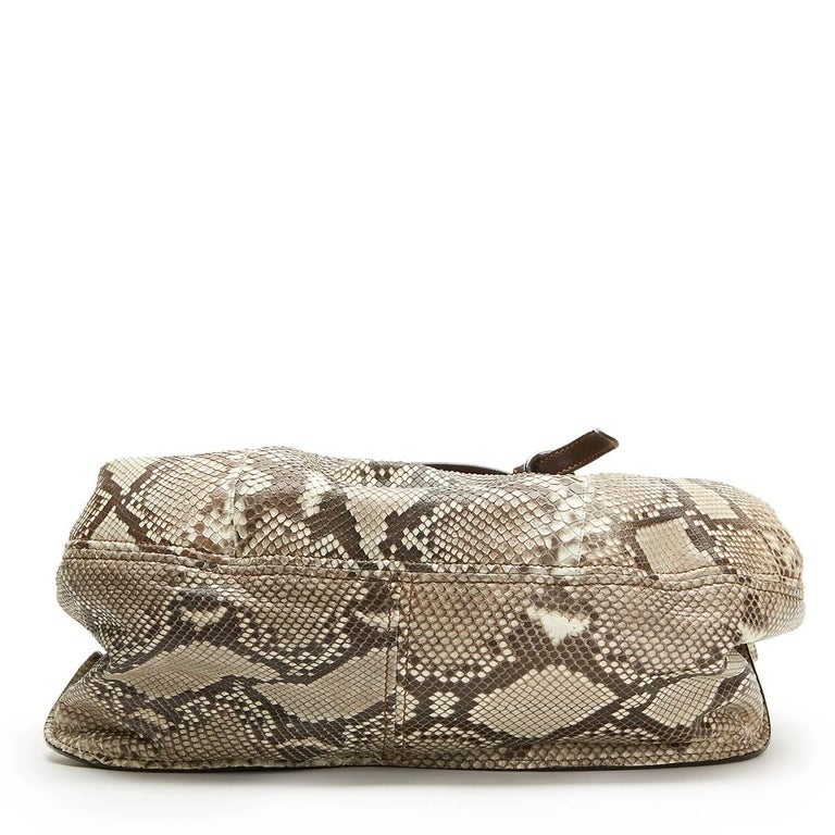2011 Mui Mui Python Leather Aviator Hobo Bag at 1stDibs | hobo handbags ...