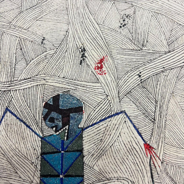 2011 Original Modern Art from Oaxaca Ink Drawing 1 on Custom Paper ...