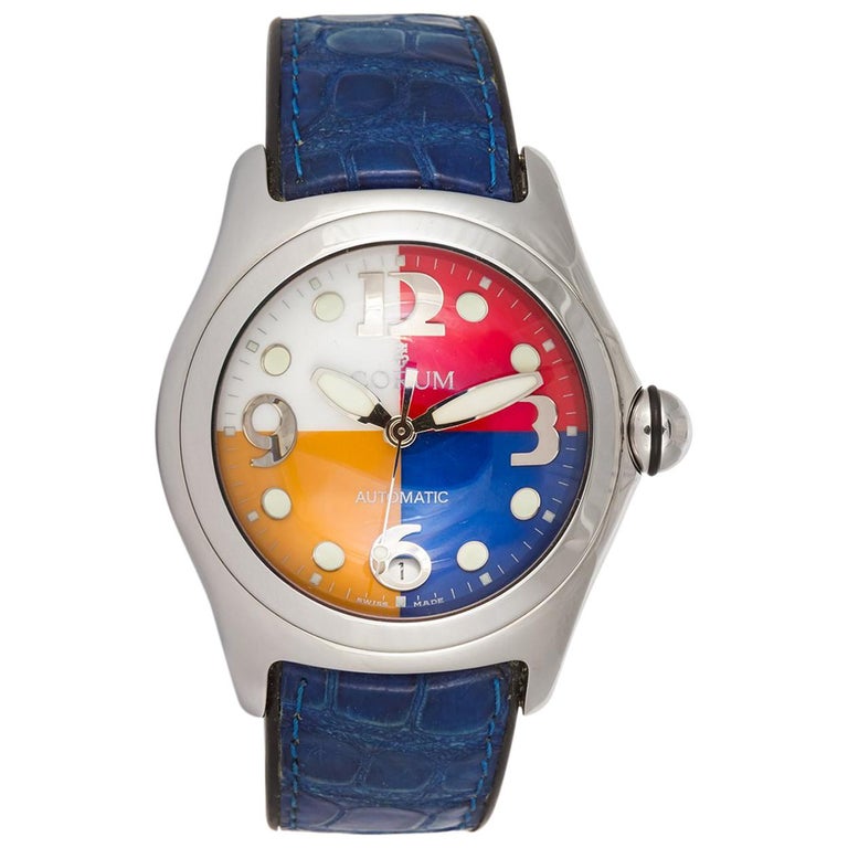 2012 Corum Limited Edition Stainless Steel Automatic Bubble Watch 08. ...