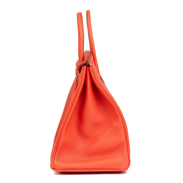 2012 Hermès Capucine Togo Leather Birkin 40cm at 1stDibs