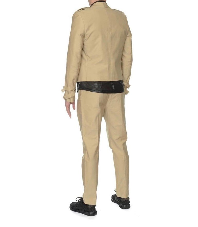 2013 Balmain Fitted Military Tuxedo Suit 56 - 46 For Sale at 1stDibs