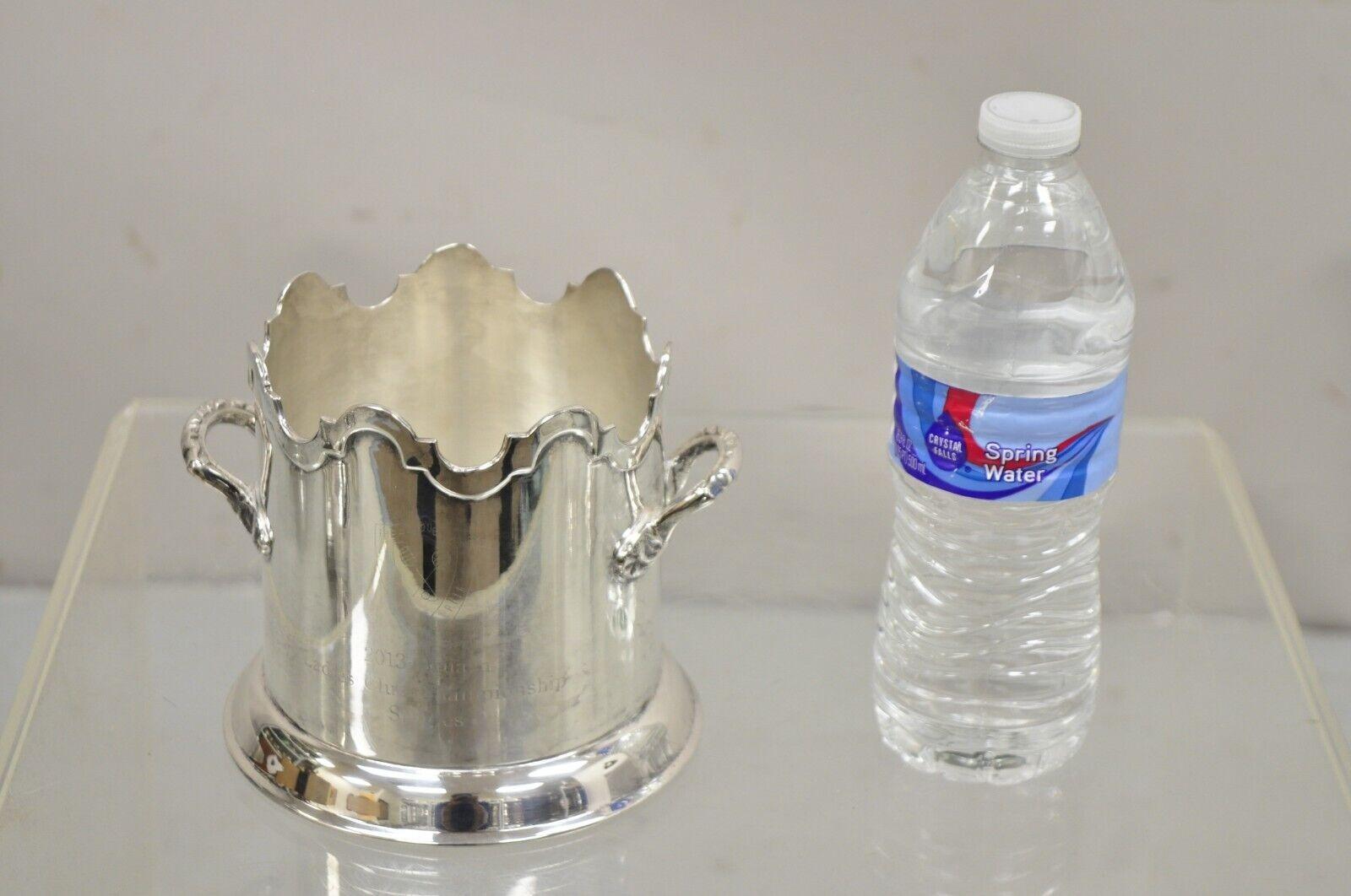 2013 Squash Racquet Club of Phila Silver Plated Award Trophy Cup Wine ...