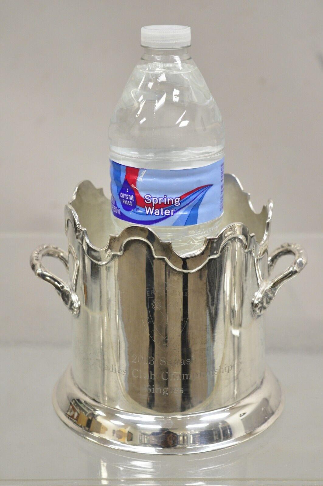 2013 Squash Racquet Club of Phila Silver Plated Award Trophy Cup Wine ...