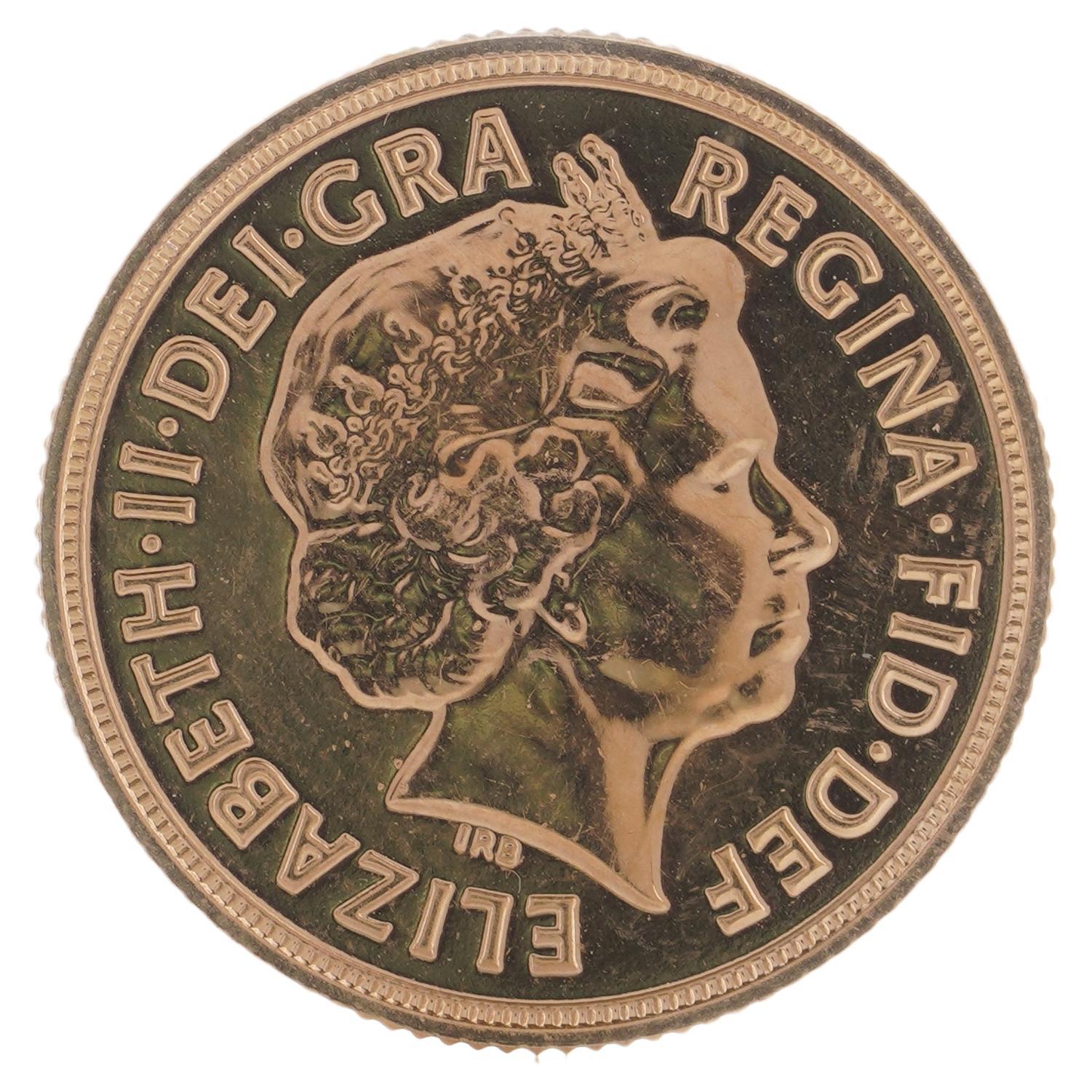 2014 Gold Sovereign - Elizabeth II Fourth Head For Sale at 1stDibs