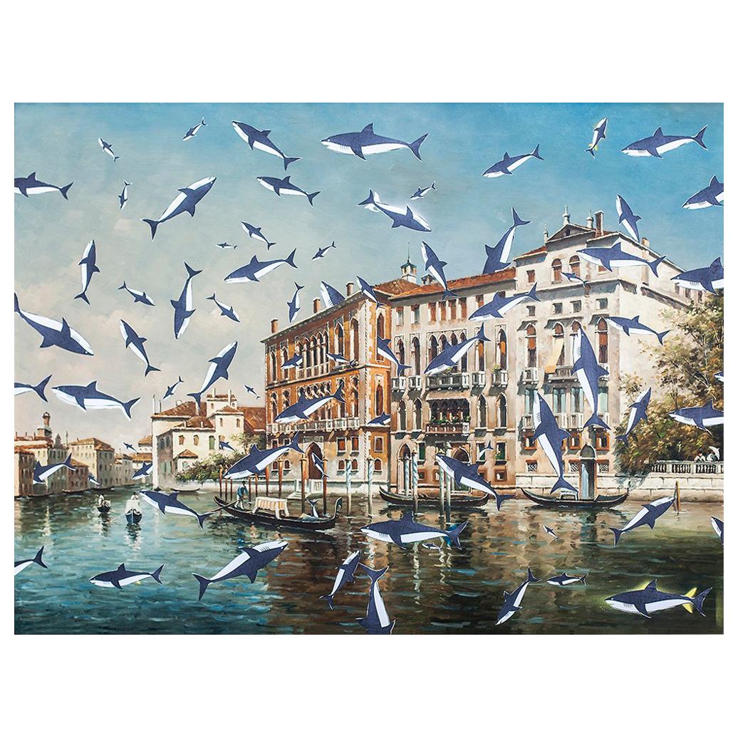 2014 Pointillist Painting by Artist and Actor Jordi Mollá For Sale at ...