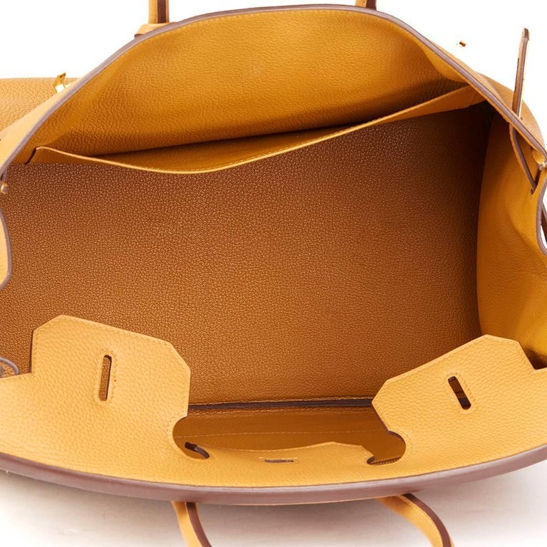 2015 Hermes Caramel Togo Leather Birkin 35cm at 1stdibs