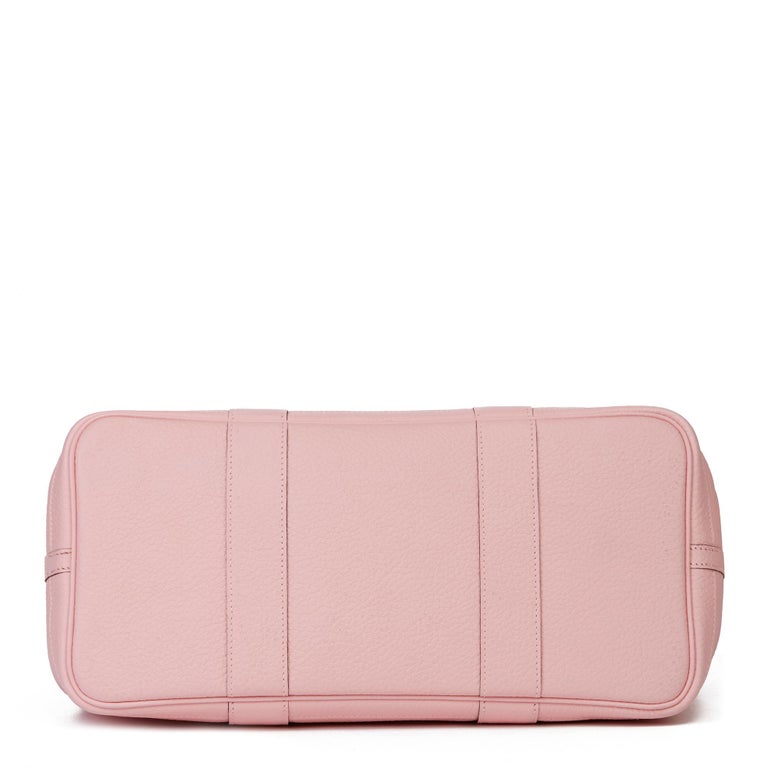 2015 Hermès Rose Sakura Vache Country Leather Garden Party 36cm at ...