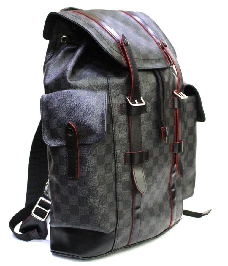 2015 Luois Vuitton Damier Graphite Christopher Backpack Bag at 1stDibs ...