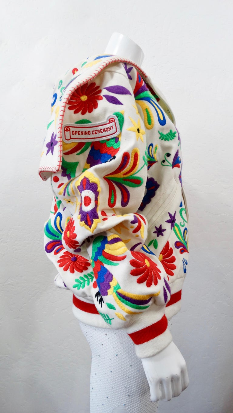2016 Opening Ceremony Traditional Mexican Embroidery Bomber Jacket at ...