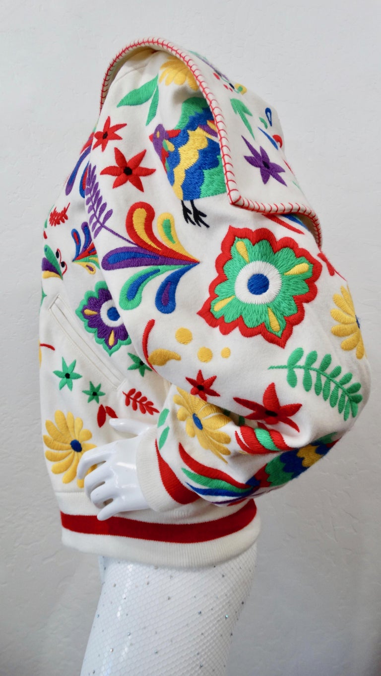 2016 Opening Ceremony Traditional Mexican Embroidery Bomber Jacket at ...