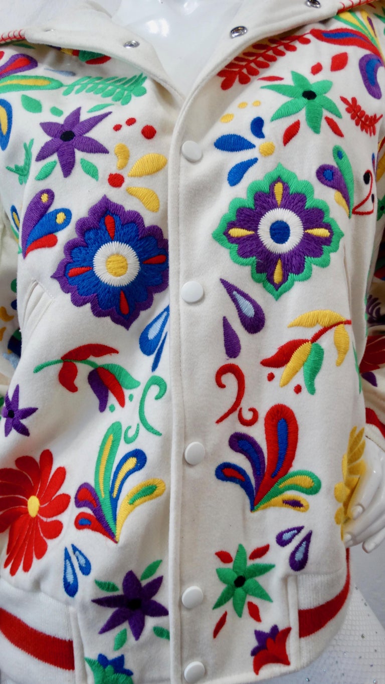 2016 Opening Ceremony Traditional Mexican Embroidery Bomber Jacket at ...